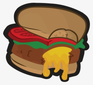 Our Story - Cartoon Stuffed Burger - 6515x5998 PNG Download - PNGkit