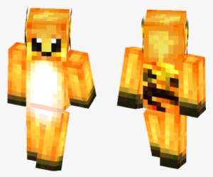 Raichu Skin ⚡ Pokemon - Minecraft - 584x497 PNG Download - PNGkit