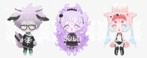 Adopt Closed Pastel Punk Babies By Valyriana - Cartoon - 1314x608 PNG ...