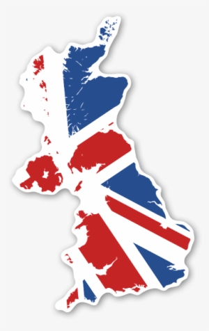 England Map Sticker - Uk Accents - 387x600 PNG Download - PNGkit