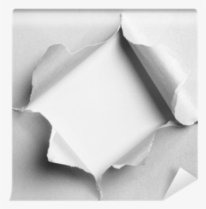 Gray Torn Paper With Square Shape Wall Mural • Pixers® - Stock ...