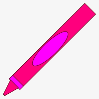 Cute - Pink Colour Crayon Clipart - 594x596 PNG Download - PNGkit
