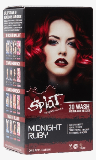Splat Red Hair Dye Midnight Ruby - 700x700 PNG Download - PNGkit