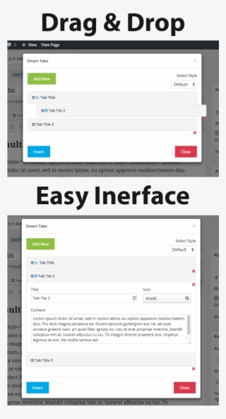 Drag & Drop Accordion Builder - Drag And Drop Tab - 708x1329 PNG ...