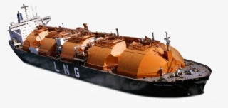 First Lng Carrier Developed In Asia - Scale Model - 919x438 PNG ...