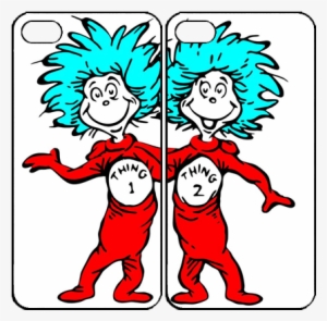 Wall Dr Seuss Thing 1 & Thing 2 Character Kids Room - Thing 1 And Thing ...