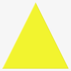 Triangle Yellow - 2400x2400 PNG Download - PNGkit