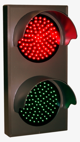 Indicator Dots, Double, Vertical, Red, Amber W/ Hoods - Traffic Signal ...
