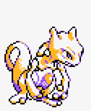 Mewtwo - Mewtwo Sprite Gen 1 - 620x750 PNG Download - PNGkit