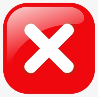 Red Close Icon Png - Error Icon Square - 800x794 PNG Download - PNGkit
