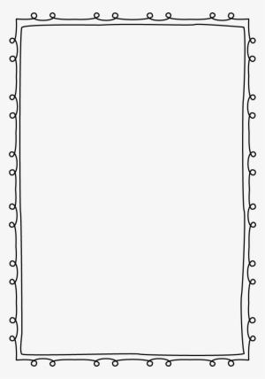 Little Loops Double Page Border - Student - 773x1105 PNG Download - PNGkit