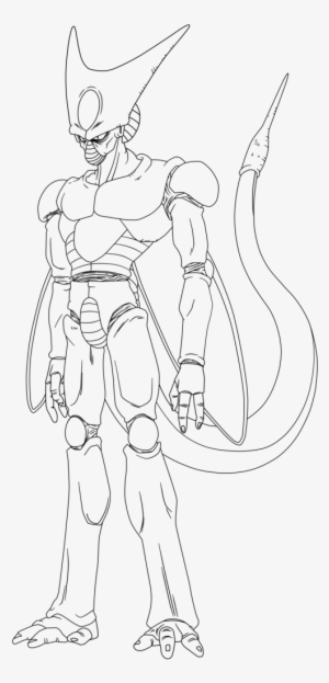 Imperfect Cell Lineart By Boscha196 On Deviantart - Cell - 739x1080 PNG ...