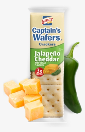 Captain's Wafers® Jalapeño Cheddar - Lance Captains Wafers Jalapeno ...