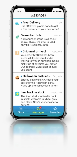 Customizing Inbox - Message Inbox - 1000x2509 PNG Download - PNGkit