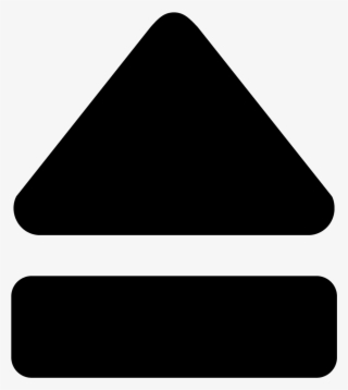 This Is A Picture Of An Eject Button's Logo - Eject Icon - 1600x1600 ...