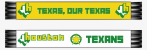 Scarf Houston Texans - Green And Yellow - 1299x549 PNG Download - PNGkit