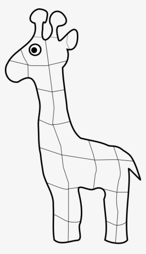 Free Giraffe Pattern Sewing - Giraffe - 590x1025 PNG Download - PNGkit