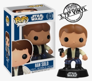 Han Solo Pop Vinyl Bobble Head Figure By Funko - Funko Pop Han Solo 03 ...