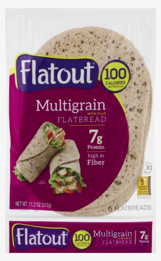 Flatout Flatbread Multigrain With Flax - 1800x1800 PNG Download - PNGkit