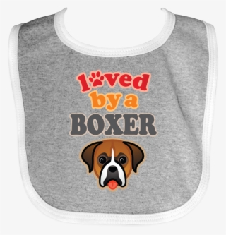 Boxer Dog Lover Pet Owner Baby Bib Heather And White - Inktastic Corgi ...