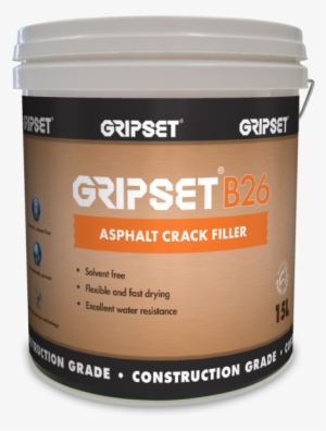 Gripset B26 Asphalt Crack Filler 15litre - E60 Water Based Epoxy Primer ...