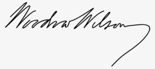 Woodrow Wilson Signature - 1200x558 PNG Download - PNGkit