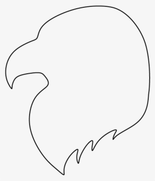 Eagle Head Pattern - Line Art - 550x712 PNG Download - PNGkit