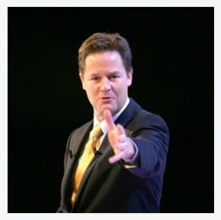 Nick Clegg Pointing - Public Speaking - 600x600 PNG Download - PNGkit