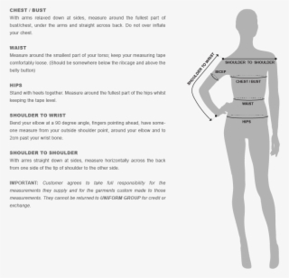 How To Measure - Standing - 320x999 PNG Download - PNGkit