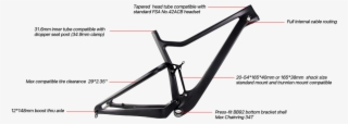 Cmtb-full Suspension Boost 29er Carbon Mtb Frameset - Full Suspension ...