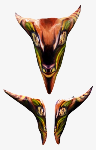 Mask Depicting The Creator God Cagn Of The San Of South - Waterfowl ...