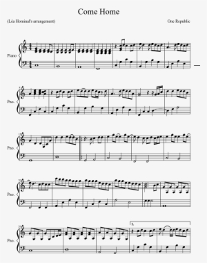 Musescore Free Sheet Music, Piano Sheet Music, Onerepublic, - Nola ...