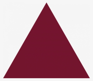 Burgundy Triangle Shape Clipart - Triangle - 800x698 PNG Download - PNGkit