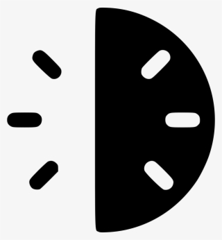 Png File Svg - Half Clock Icon Png - 906x980 PNG Download - PNGkit