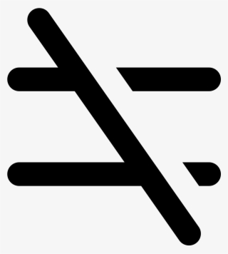 Does Not Equal Sign Vector Clipart Equals Sign Clip - 900x500 PNG ...