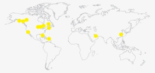 Areas We Serve - World Map - 968x461 PNG Download - PNGkit