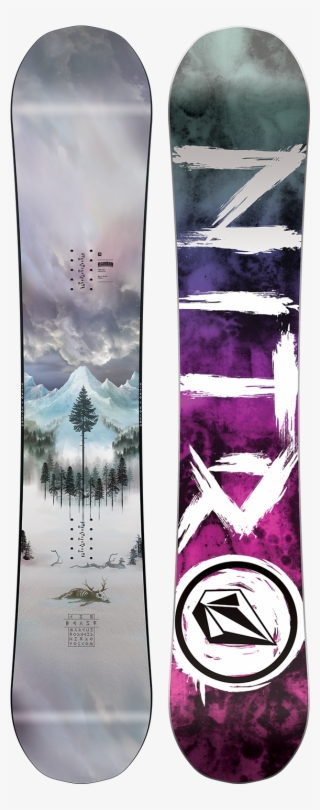 Nitro Men's Beast X Volcom Snowboard - Nitro Volcom Beast 2019 ...