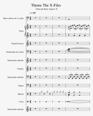 Theme The X-files Sheet Music 1 Of 98 Pages - Sheet Music - 827x1169 ...