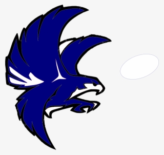 Small - Blue And White Falcon - 600x567 PNG Download - PNGkit