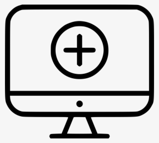 Computer Monitor Hospital Medicine Healthcare Svg Png - Cross - 980x880 ...