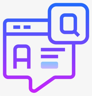 Faq Icon - Shades Of Purple - 1600x1600 PNG Download - PNGkit
