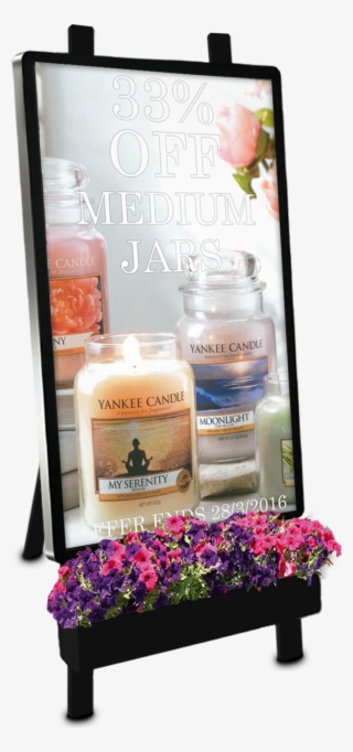 Digital Easel In Portrait With 46 Inch Display - Digital Signage Easel ...