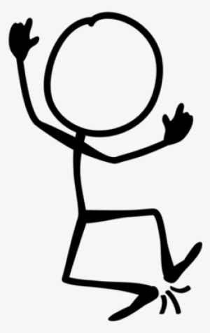 Sales Training - Stick Figure Jumping For Joy - 400x400 PNG Download ...