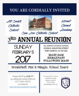 Alumni Reunion Registration - Poster - 588x734 PNG Download - PNGkit