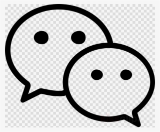 Transparent Background Wechat Logos Clipart Social - Wechat Png Grey ...