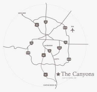 A Castle Pines Address - Map - 766x727 PNG Download - PNGkit