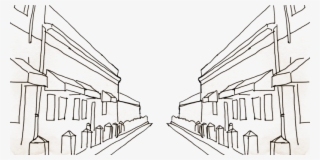 Pondicherry Line Drawing - Illustration - 800x400 PNG Download - PNGkit