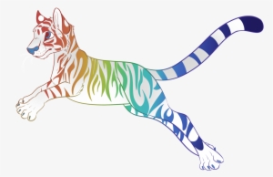 Rainbow Tiger By Irishthorns On Deviantart Picture - Tiger - 1102x724 ...