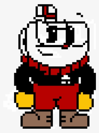 Cuptale Cuphead - Pixel Art - 640x620 PNG Download - PNGkit
