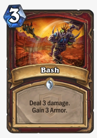 Bash Card - Hearthstone Gain Armor - 567x811 PNG Download - PNGkit